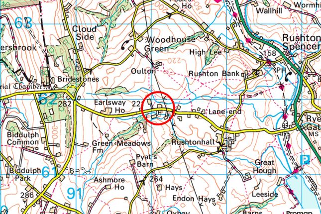 Beat Lane, Rushton Spencer, Macclesfield SK11, 4 bedroom detached house ...