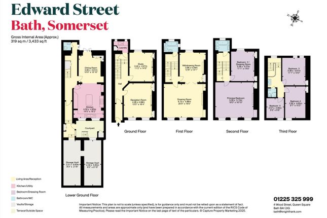 Edward Street, Bathwick, Bath, Somerset BA2, 5 bedroom town house for ...