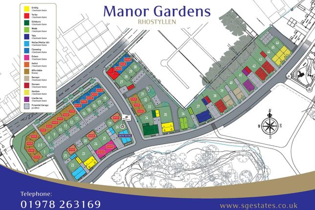 Plot 43- The Derwen- Manor Gardens, Wrexham Road, Rhostyllen, Wrexham ...