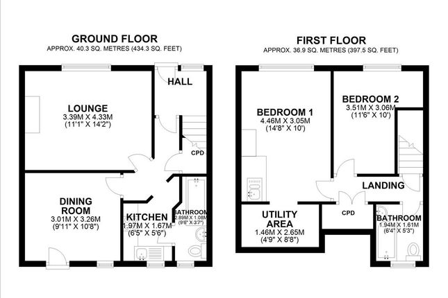 Downham Way, Bromley BR1, 2 bedroom terraced house for sale - 69044532 ...