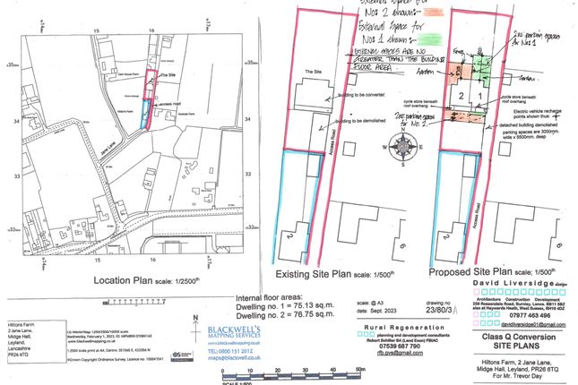 Plot Of Land, Hiltons Farm, Jane Lane, Leyland, Lancashire PR26, land ...