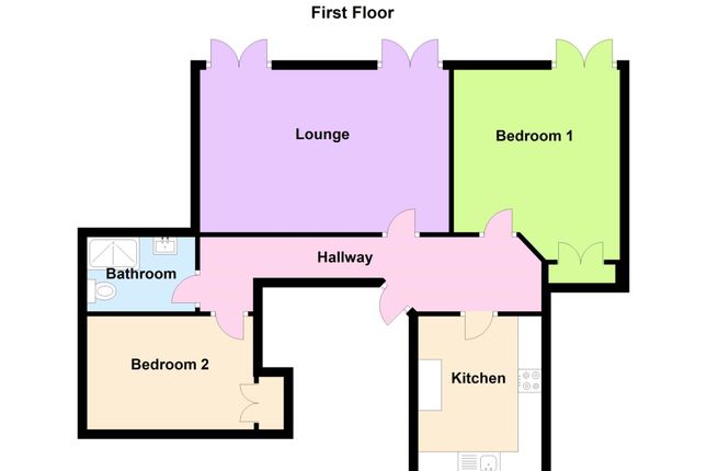 Royal Crescent, Weston Super Mare BS23, 2 bedroom flat to rent ...