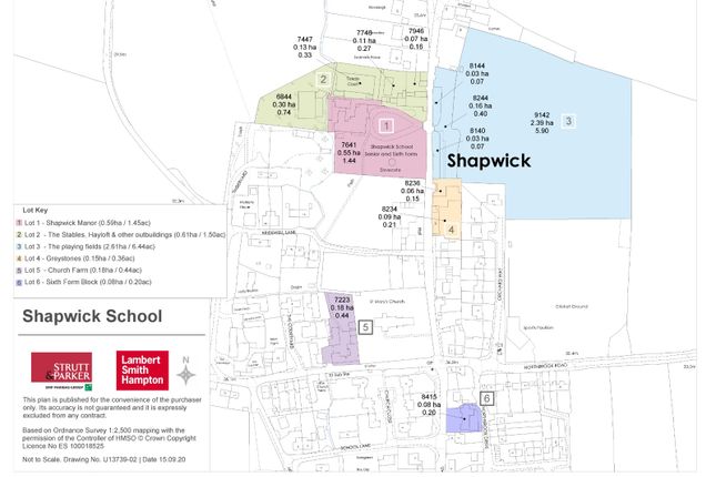 The Playing Fields, 21 Station Road, Shapwick, Bridgwater TA7, land for ...