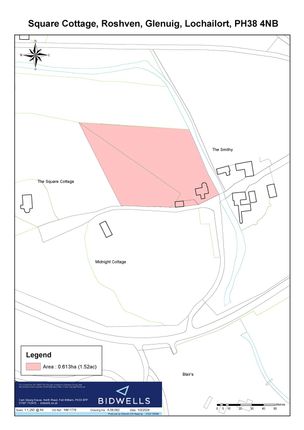 Square Cottage, Roshven, Glenuig, Lochailort, Highland PH38, land for ...