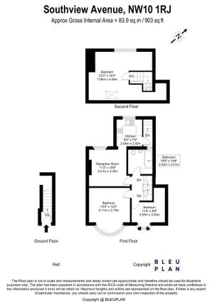 Southview Avenue, London NW10, 3 bedroom flat to rent - 68610129 ...