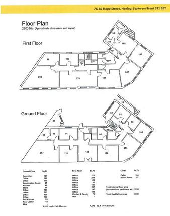 76-82 Hope Street, Hanley, Stoke On Trent, Staffordshire ST1, office to ...