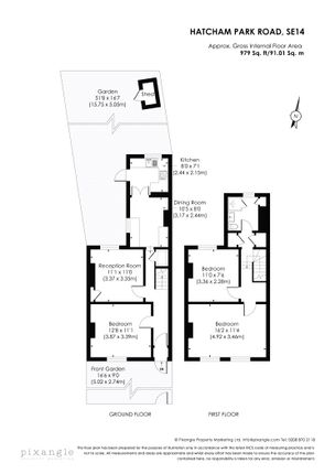 Hatcham Park Road, London SE14, 3 bedroom end terrace house for sale ...