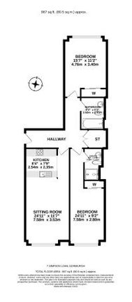 Simpson Loan, Edinburgh EH3, 2 bedroom flat to rent - 65862487 ...