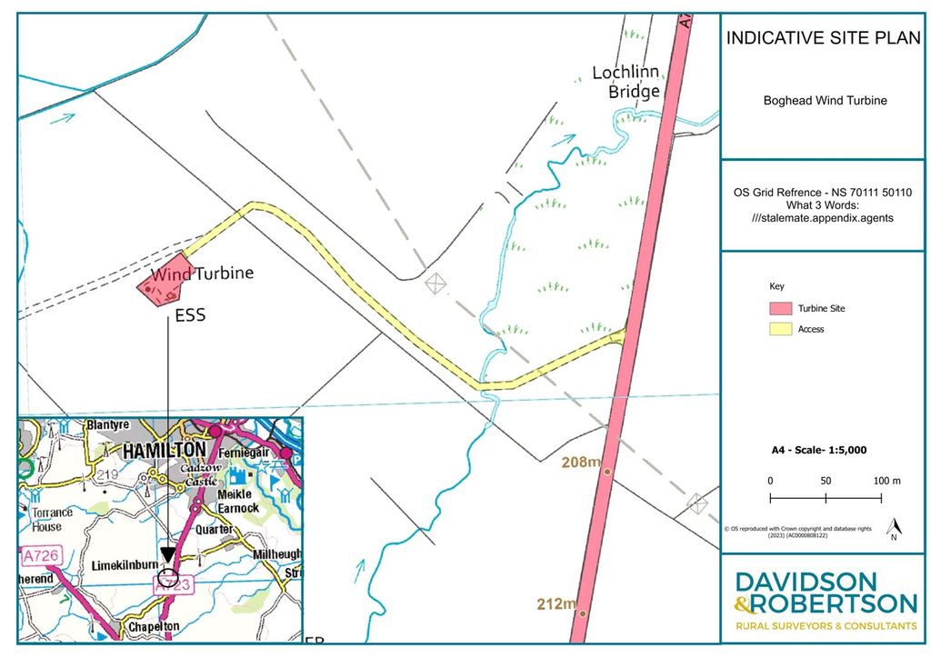 Boghead, Strathaven Road, Limekilnburn, Hamilton ML3, Land for sale, £ ...