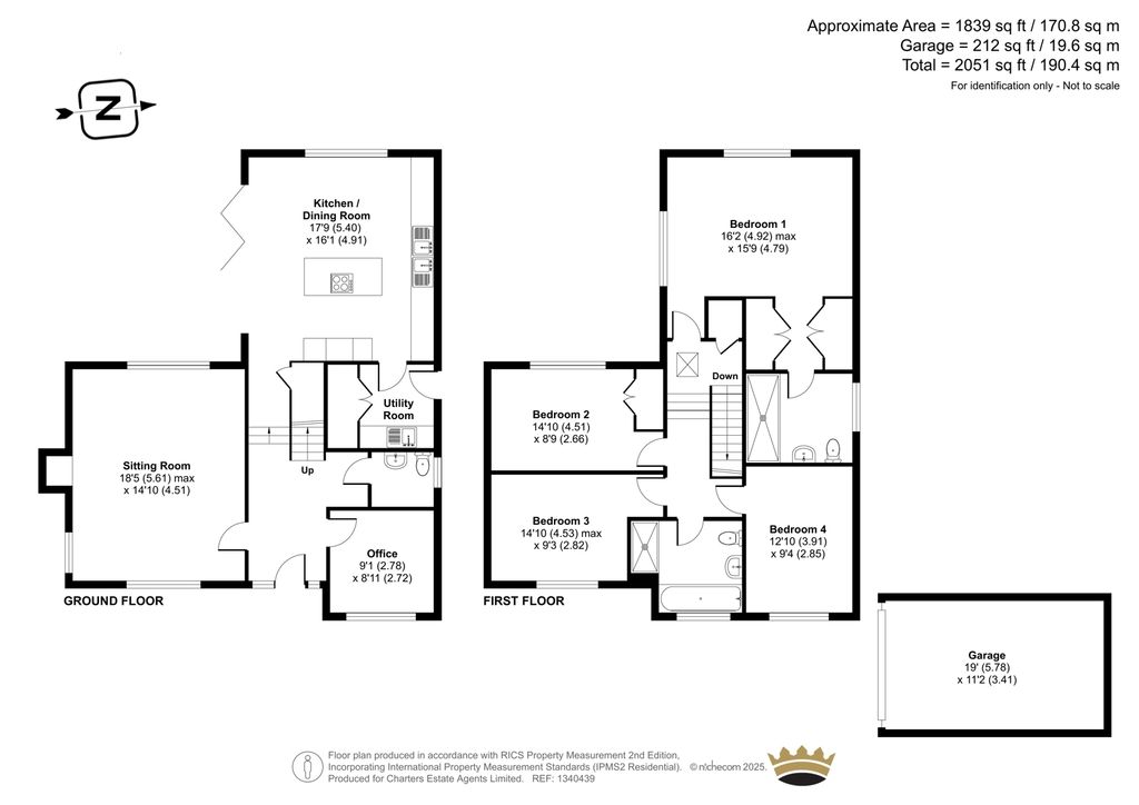 Mortimer Close, Headbourne Worthy, Winchester, Hampshire SO23, 4 bed ...