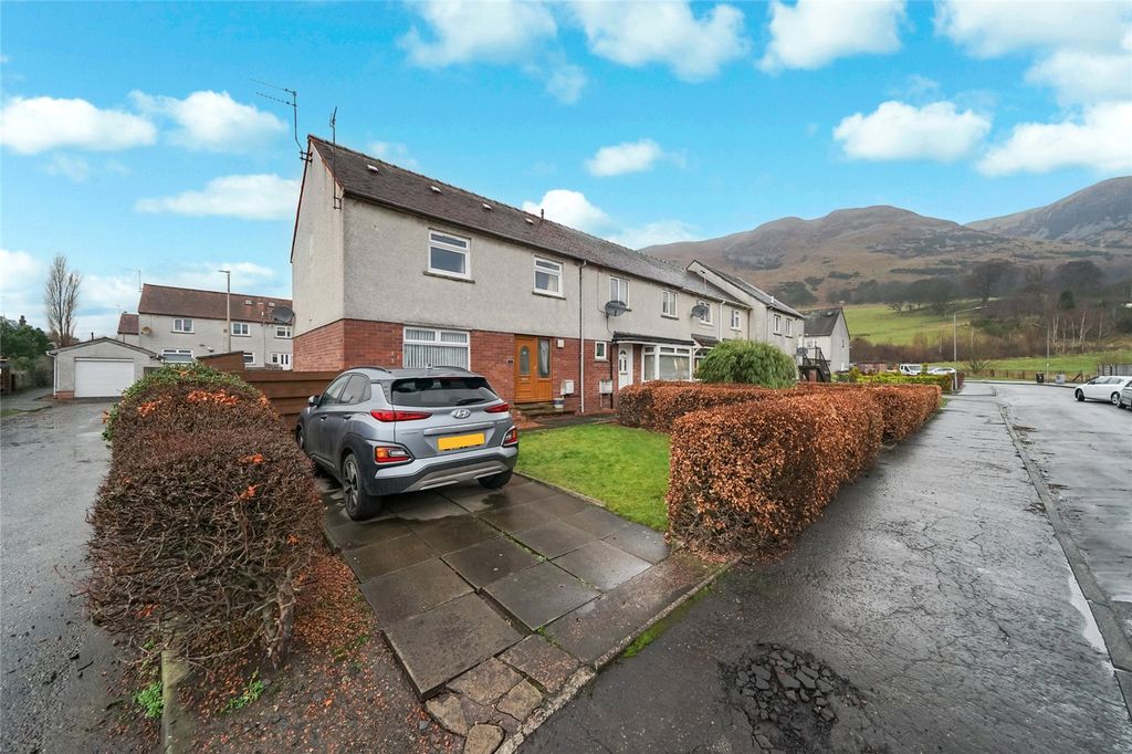 Roundelwood, Tillicoultry, Clackmannanshire FK13, 3 bed end terrace ...