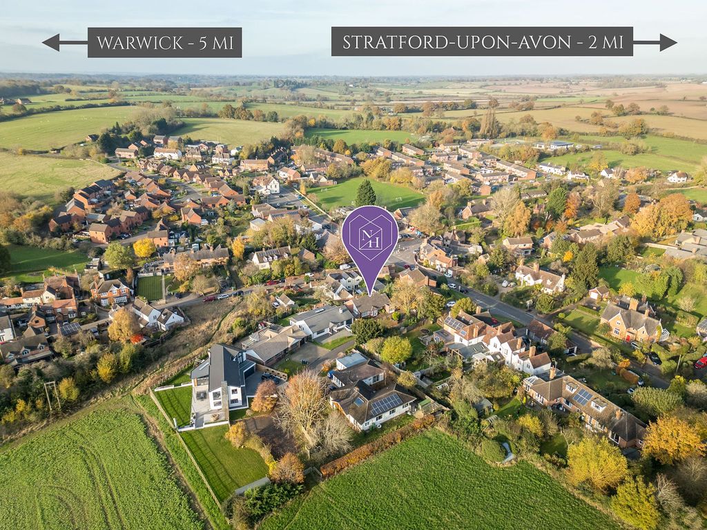 Frogmore Road, Snitterfield CV37, 4 bed detached bungalow for sale ...