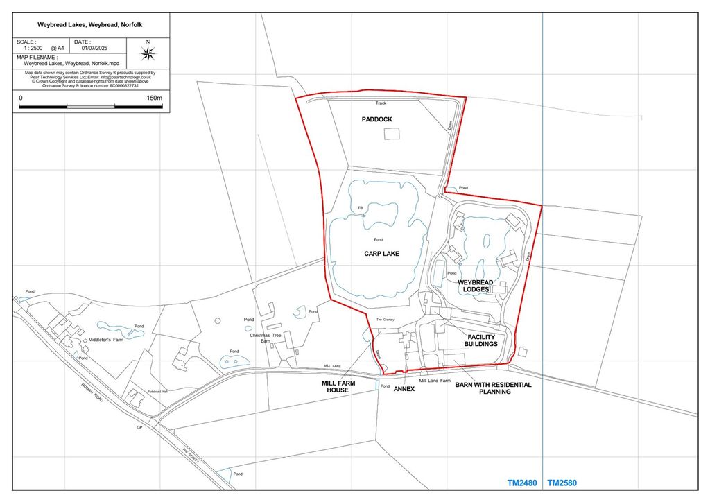 Mill Lane Farm, Weybread, Diss, Norfolk IP21, 5 bed detached house for ...