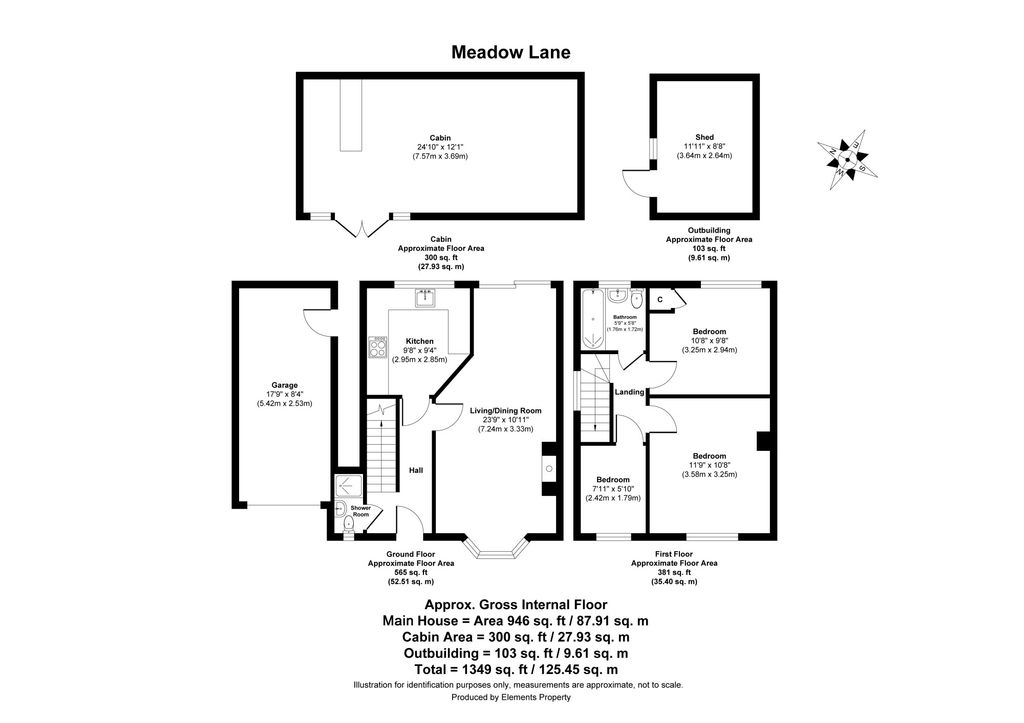 Meadow Lane, Fetcham, Leatherhead KT22, 3 bed semi-detached house for ...