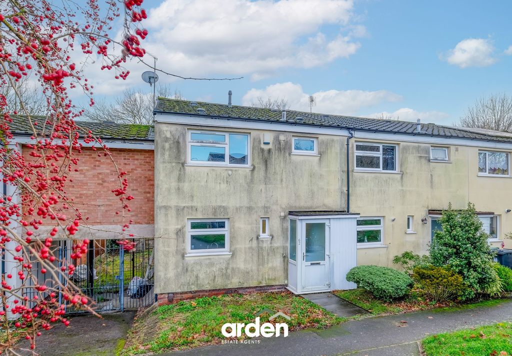 Rushock Close, Redditch B98, 3 bed terraced house for sale, £175,000 ...