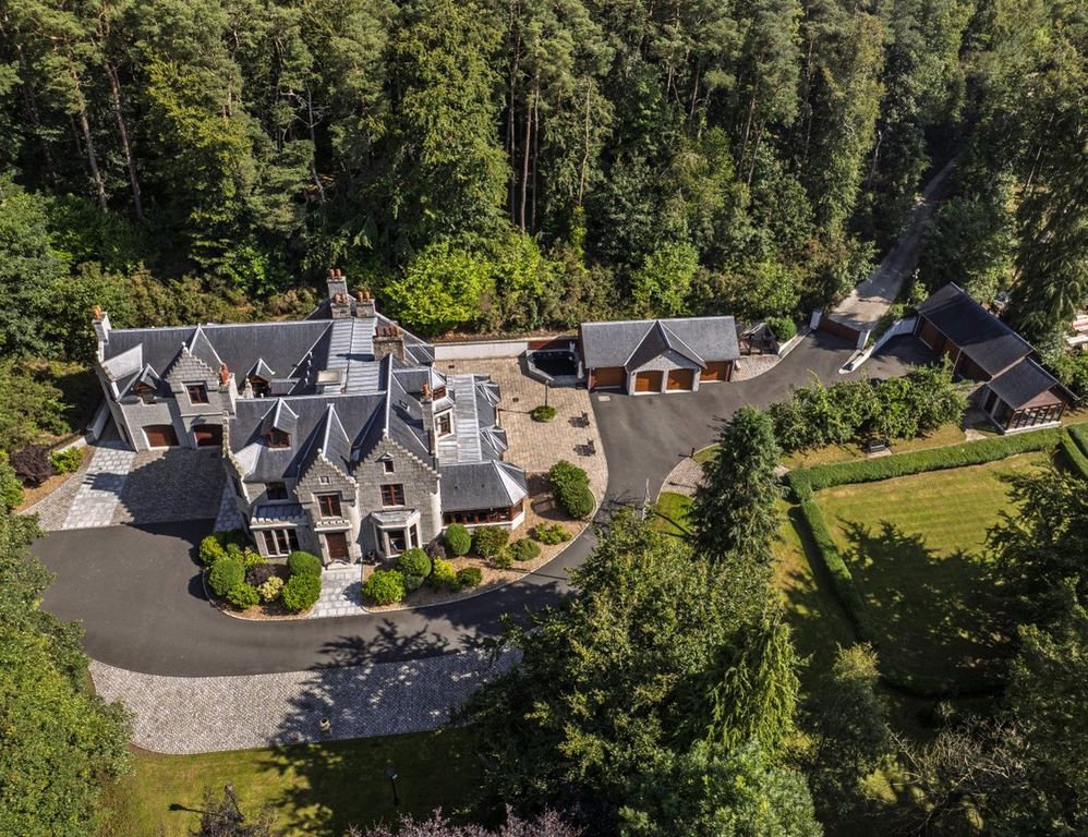 Legatesden House, Pitcaple, Inverurie, Aberdeenshire AB51, 9 bed ...