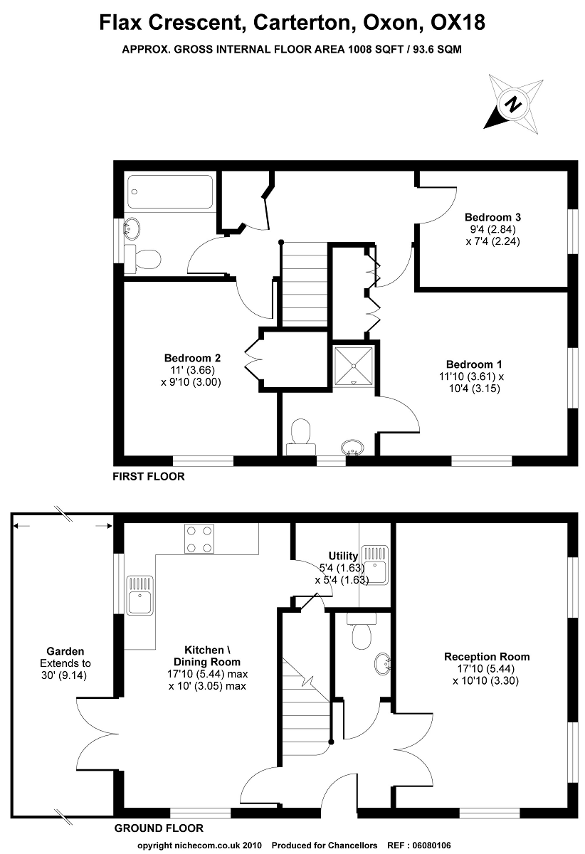 3 bed terraced house to rent in Flax Crescent, Carterton OX18 - Zoopla