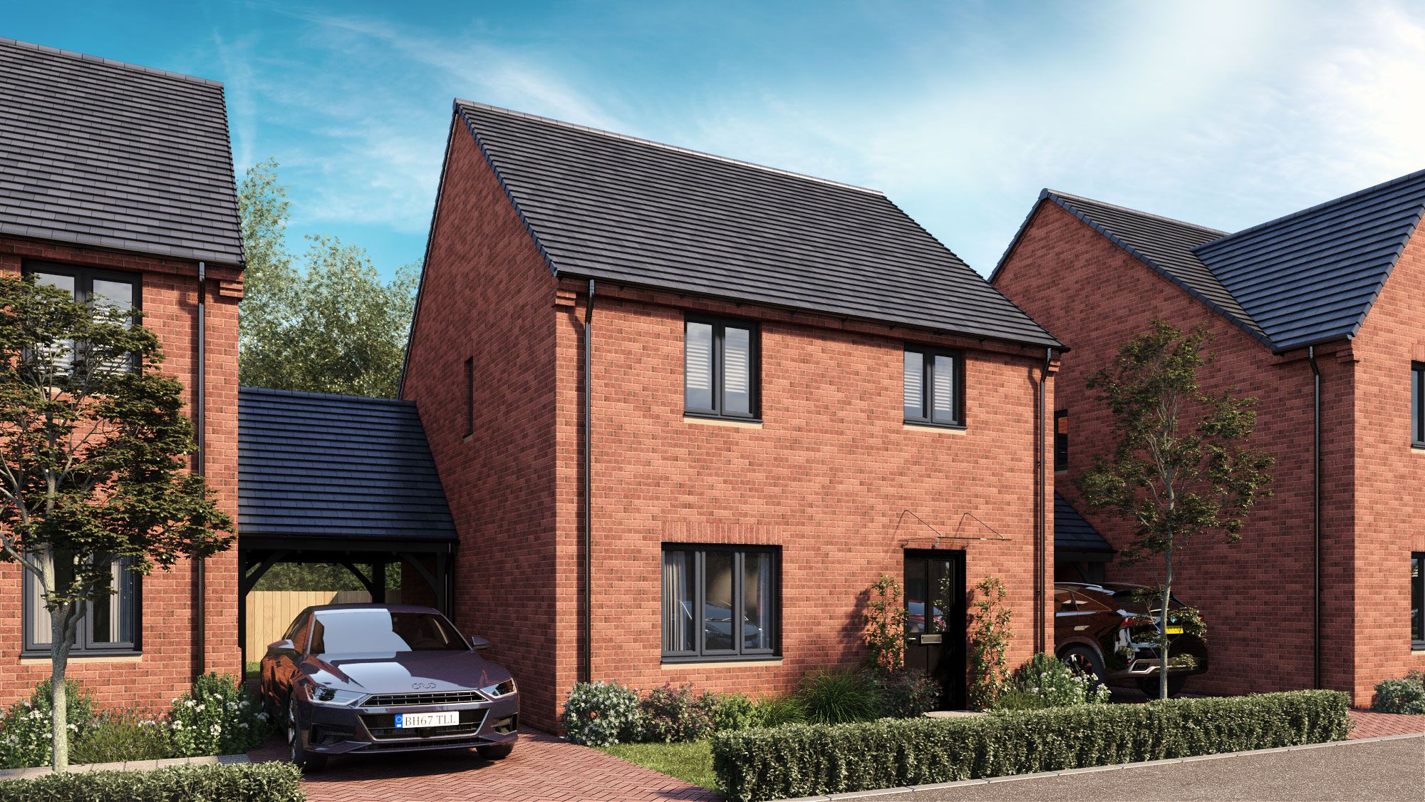 New Home 3 Bed Detached House For Sale In Harbury Lane Bishops