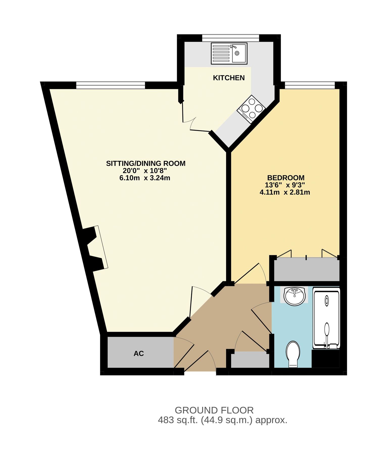 1 bed flat for sale in Victoria Avenue, Chard TA20 - Zoopla
