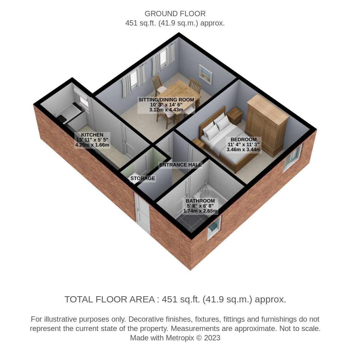 1 bed flat to rent in Canvey Walk, Chelmsford, Essex CM1 - Zoopla