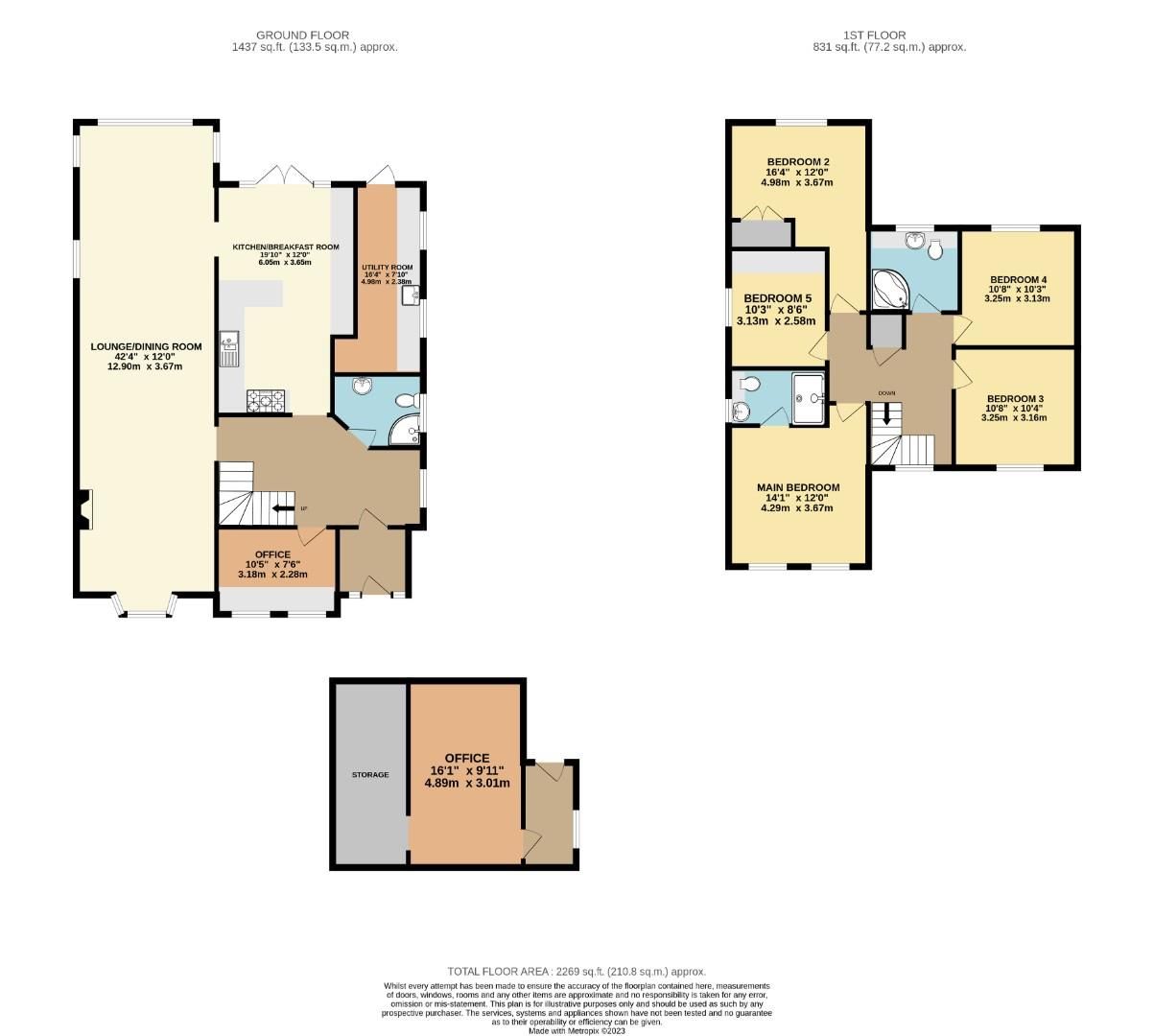 5 bed detached house for sale in Church End, Edlesborough, Dunstable ...