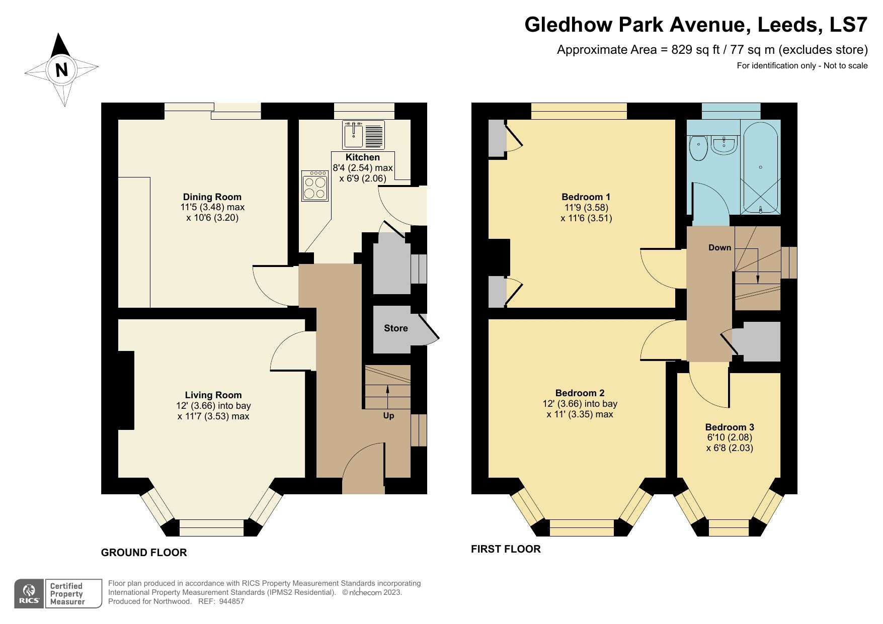 3 bed semi-detached house for sale in Gledhow Park Avenue, Chapel ...
