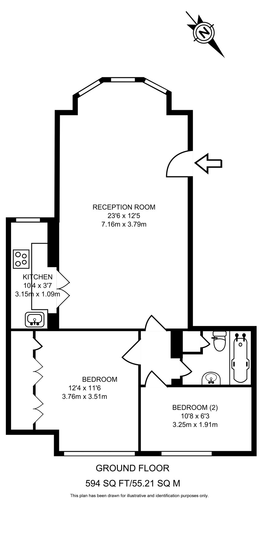 2 bed flat to rent in Gauden Road, Clapham Old Town, London SW4 - Zoopla