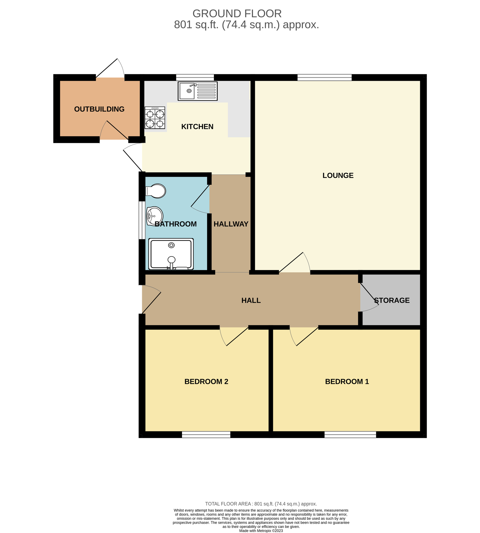 2 bed flat for sale in Holywell Road, Kilnhurst, Mexborough S64 - Zoopla