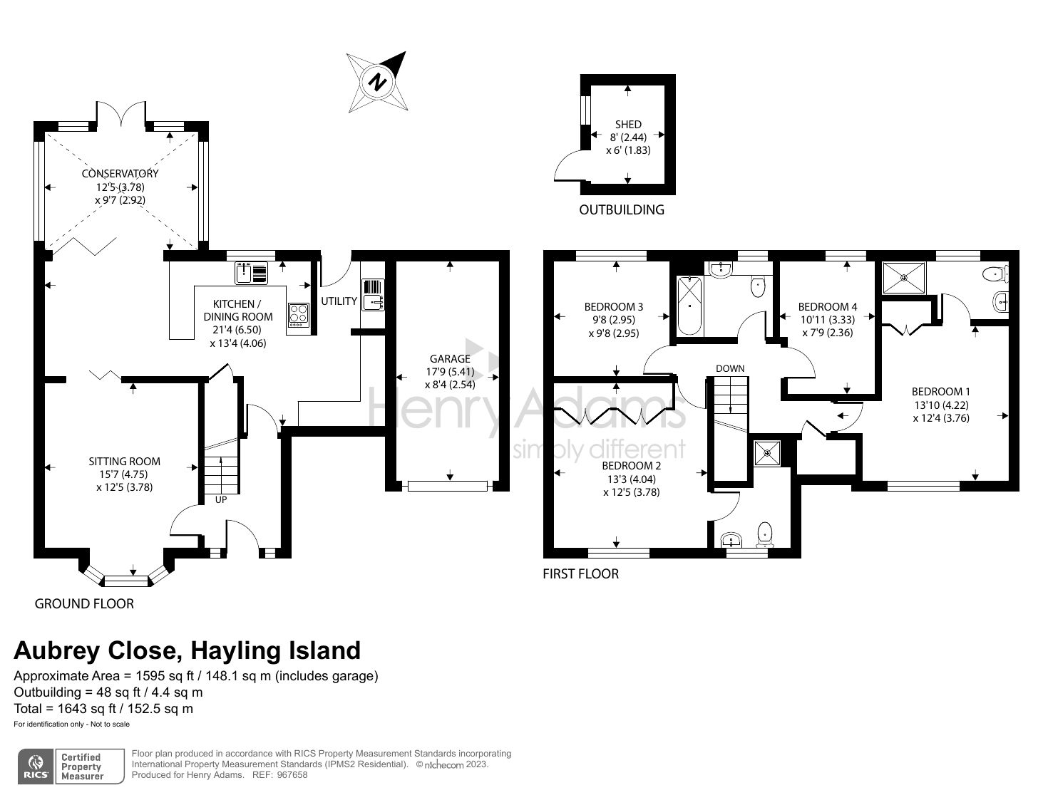 4 Bed Detached House For Sale In 31 Aubrey Close Hayling Island