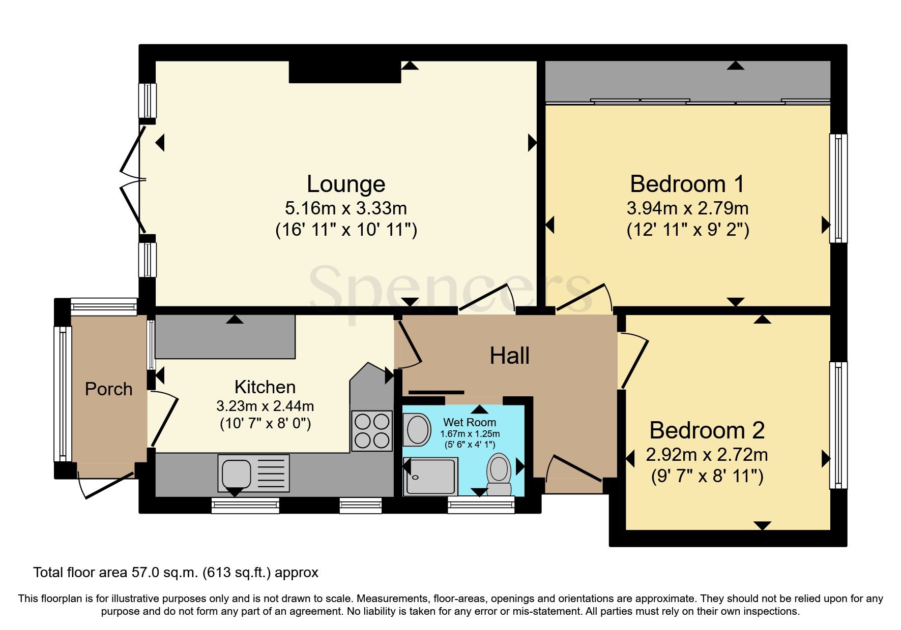 2 Bed Bungalow For Sale In Godwin Avenue Wigston Leicestershire Le18