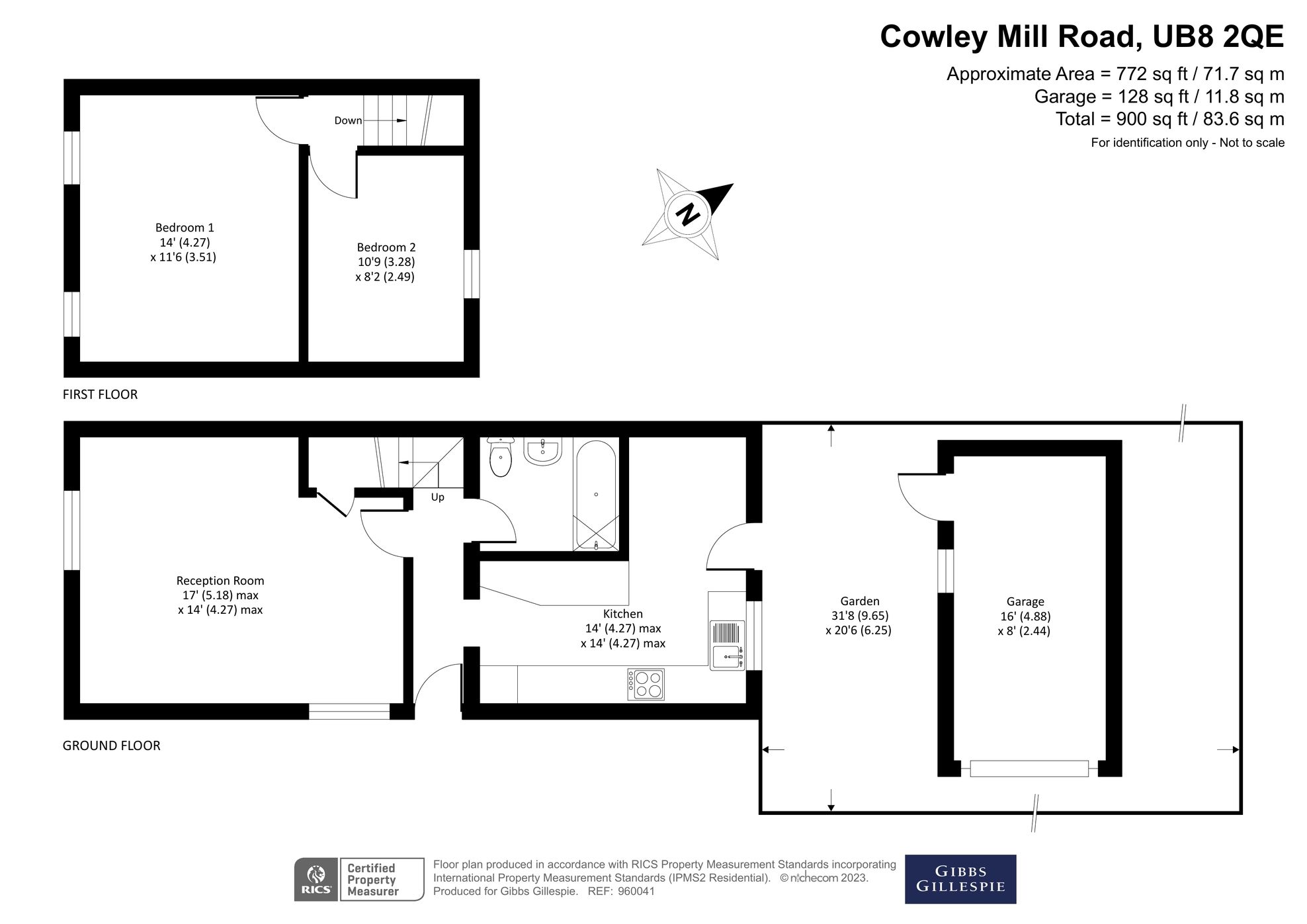 2 bed detached house for sale in Cowley Mill Road, Uxbridge, Middlesex ...