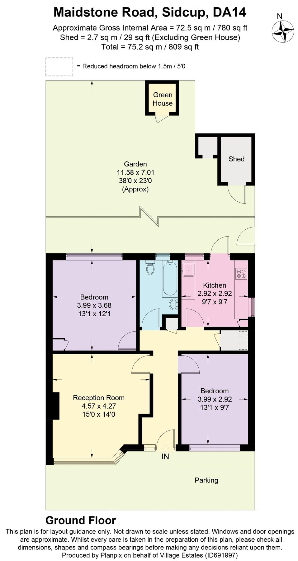 2 bed maisonette for sale in Maidstone Road, Sidcup DA14 - Zoopla
