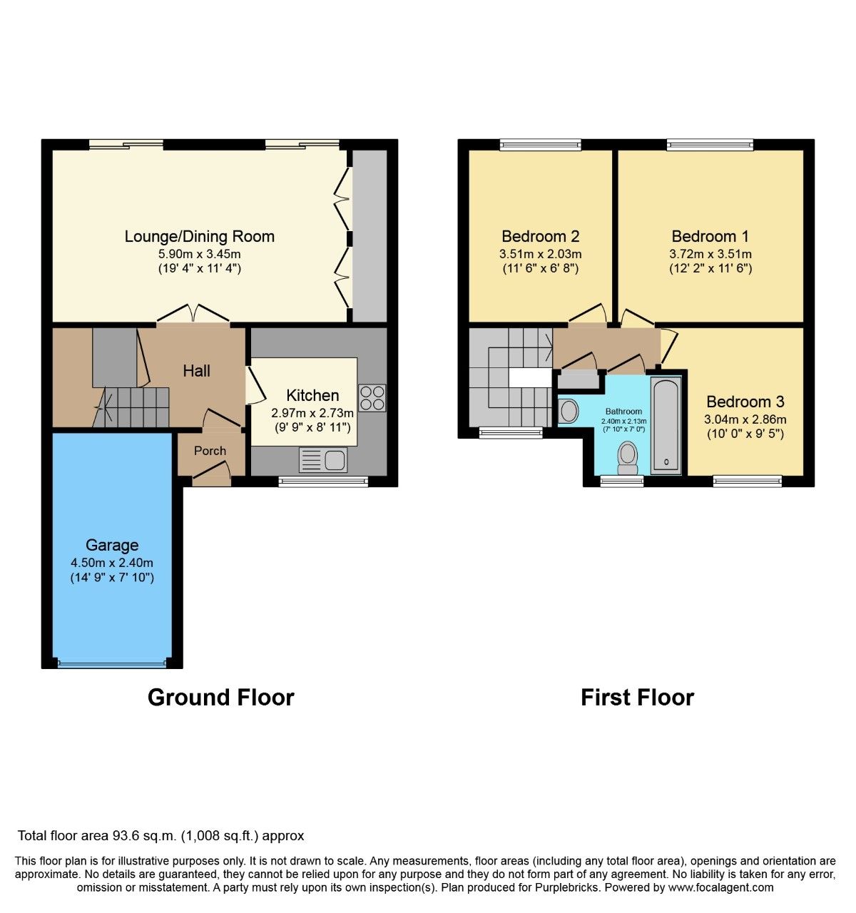 3 bed terraced house for sale in Clavell Close, Gillingham ME8 - Zoopla