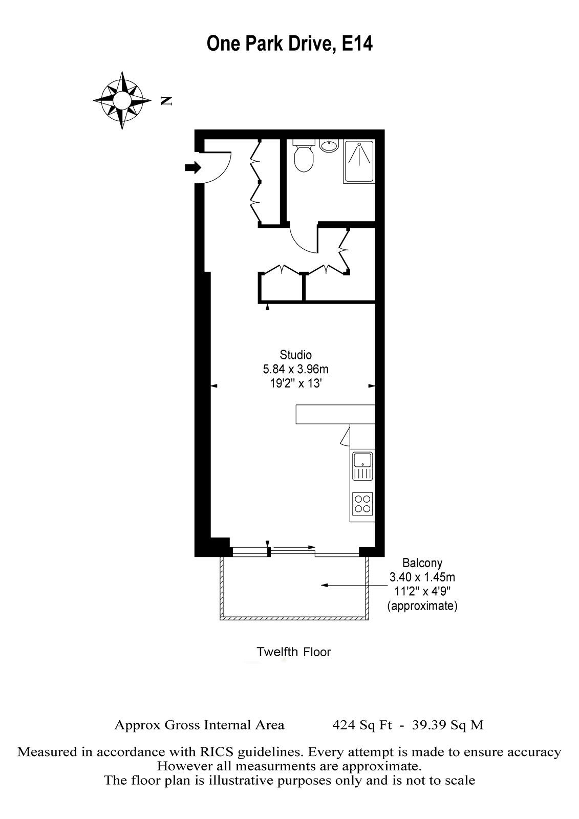 Studio for sale in One Park Drive, London E14 - Zoopla