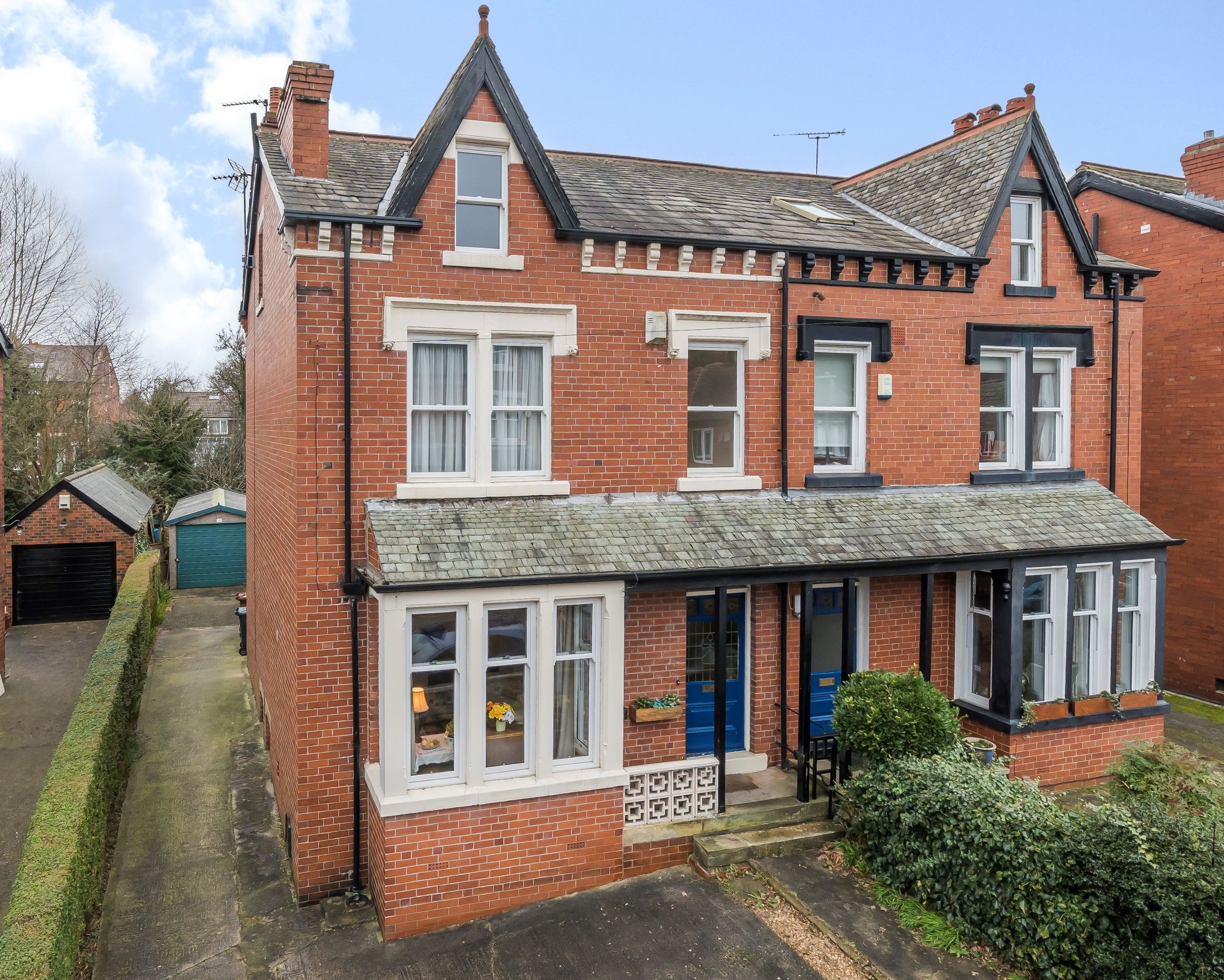 5 bed semi-detached house for sale in Gledhow Wood Avenue, Roundhay ...