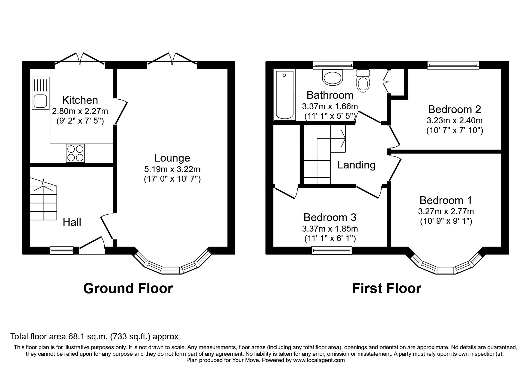 3 bed terraced house for sale in Coniston Avenue, Little Hulton ...