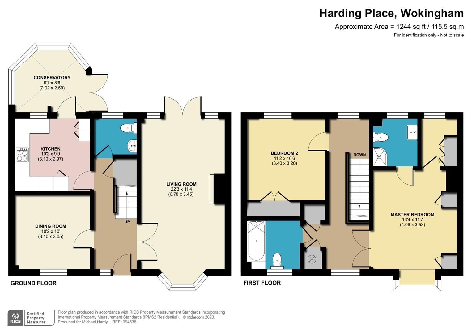 2 bed flat for sale in Harding Place, Wokingham, Berkshire RG40 - Zoopla