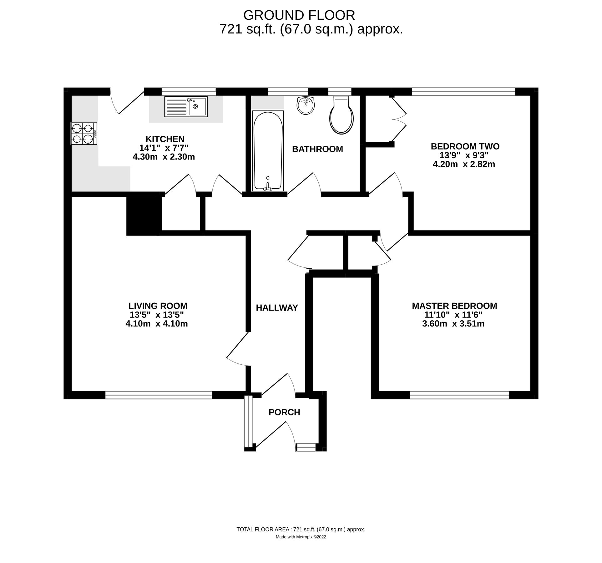 2 Bed Maisonette For Sale In Prince Charles Crescent Farnborough