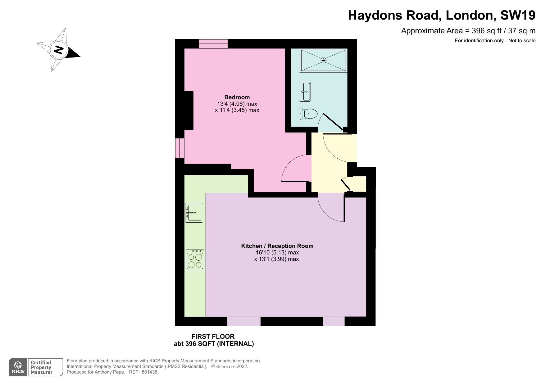 1 bed flat to rent in Haydons Road, Wimbledon, London SW19 - Zoopla