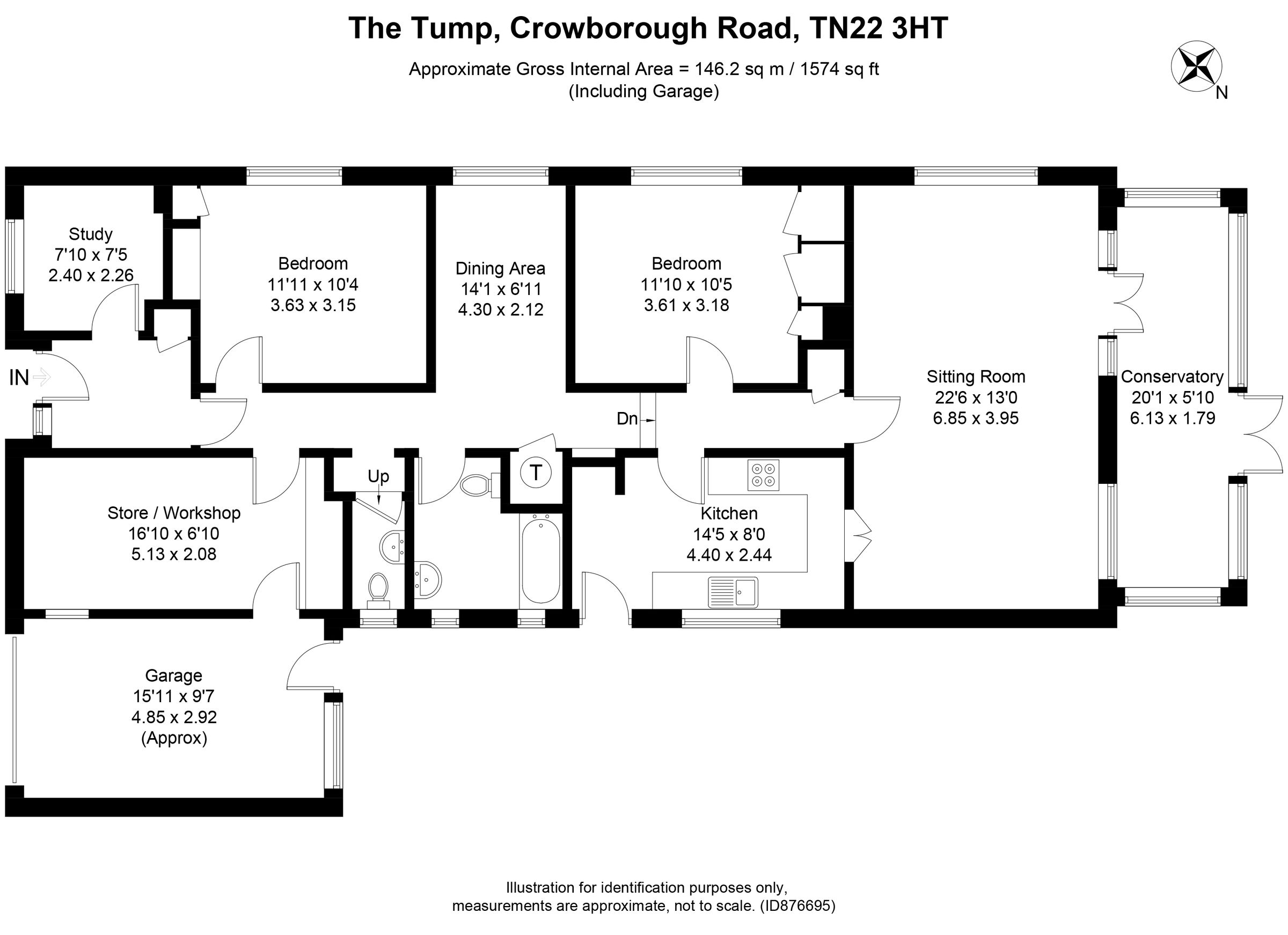 3 Bed Bungalow For Sale In The Tump Crowborough Road Nutley East