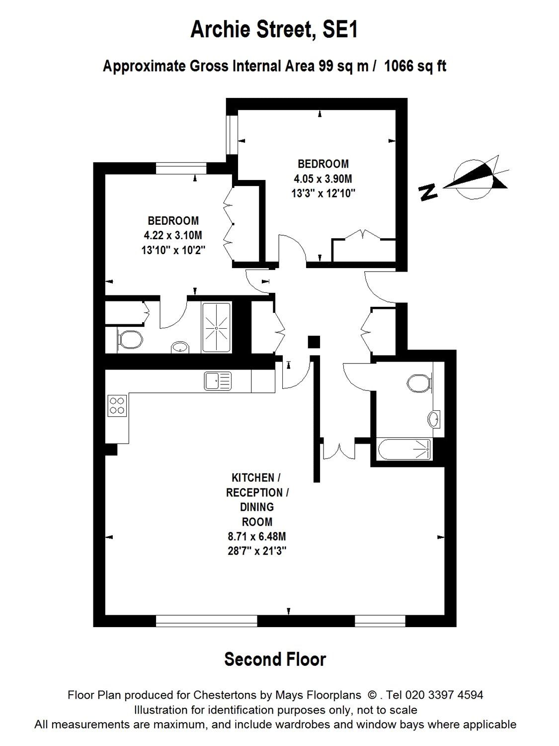 2 bed flat to rent in Archie Street, Tower Bridge, London SE1 - Zoopla