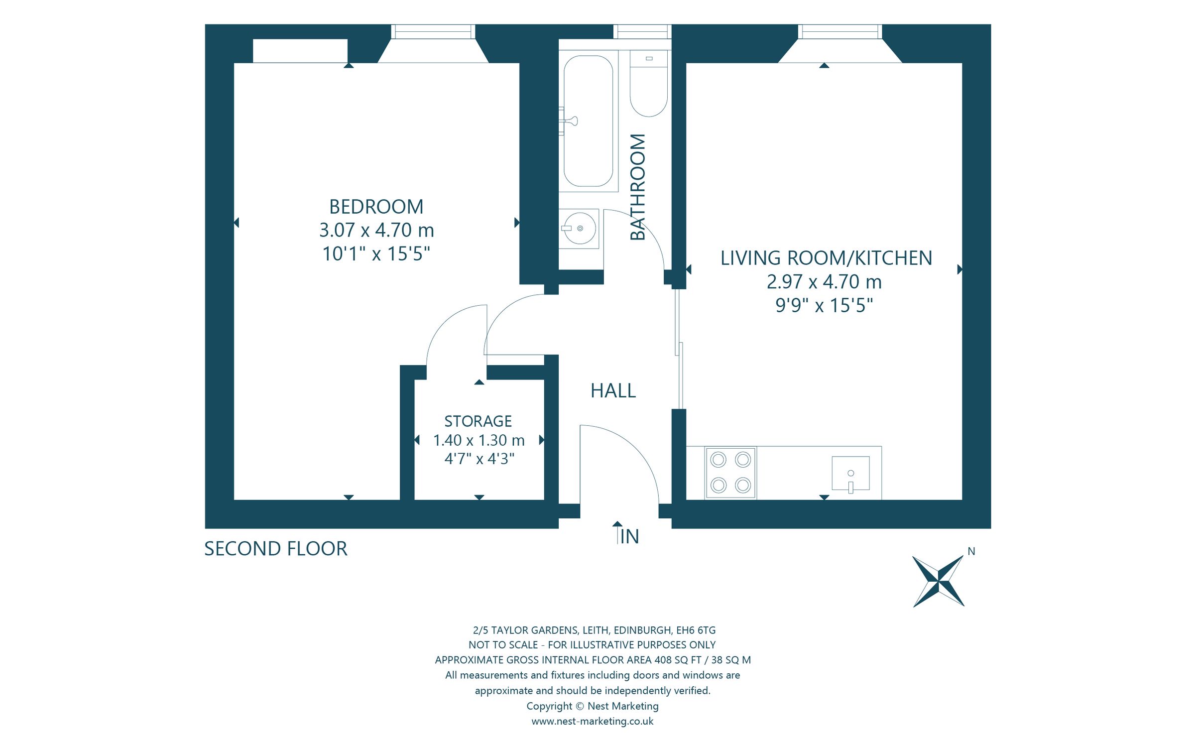 1 bed flat for sale in 2/5 Taylor Gardens, Leith, Edinburgh EH6 - Zoopla