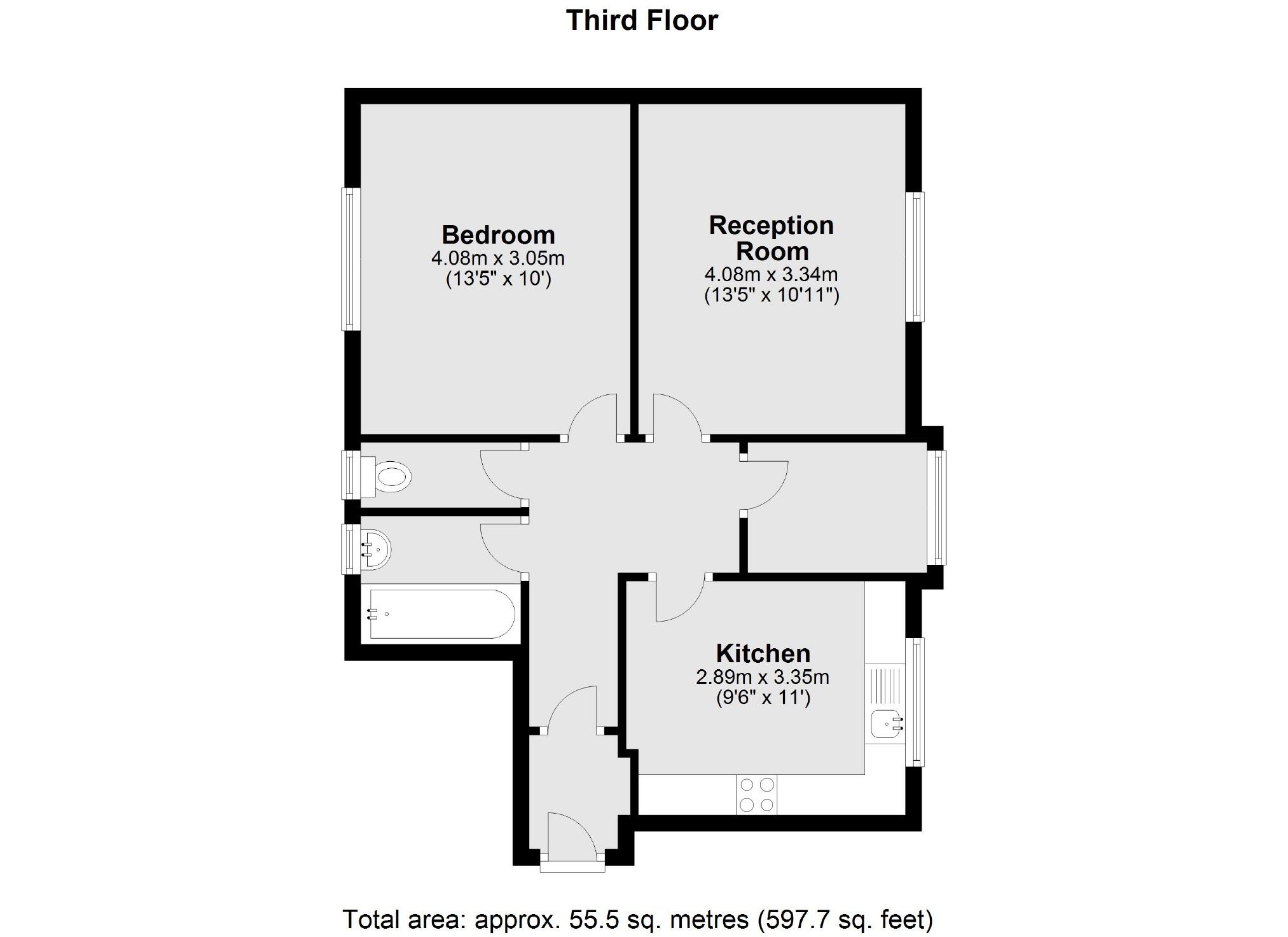1 bed flat to rent in Warwick Grove, London E5 - Zoopla
