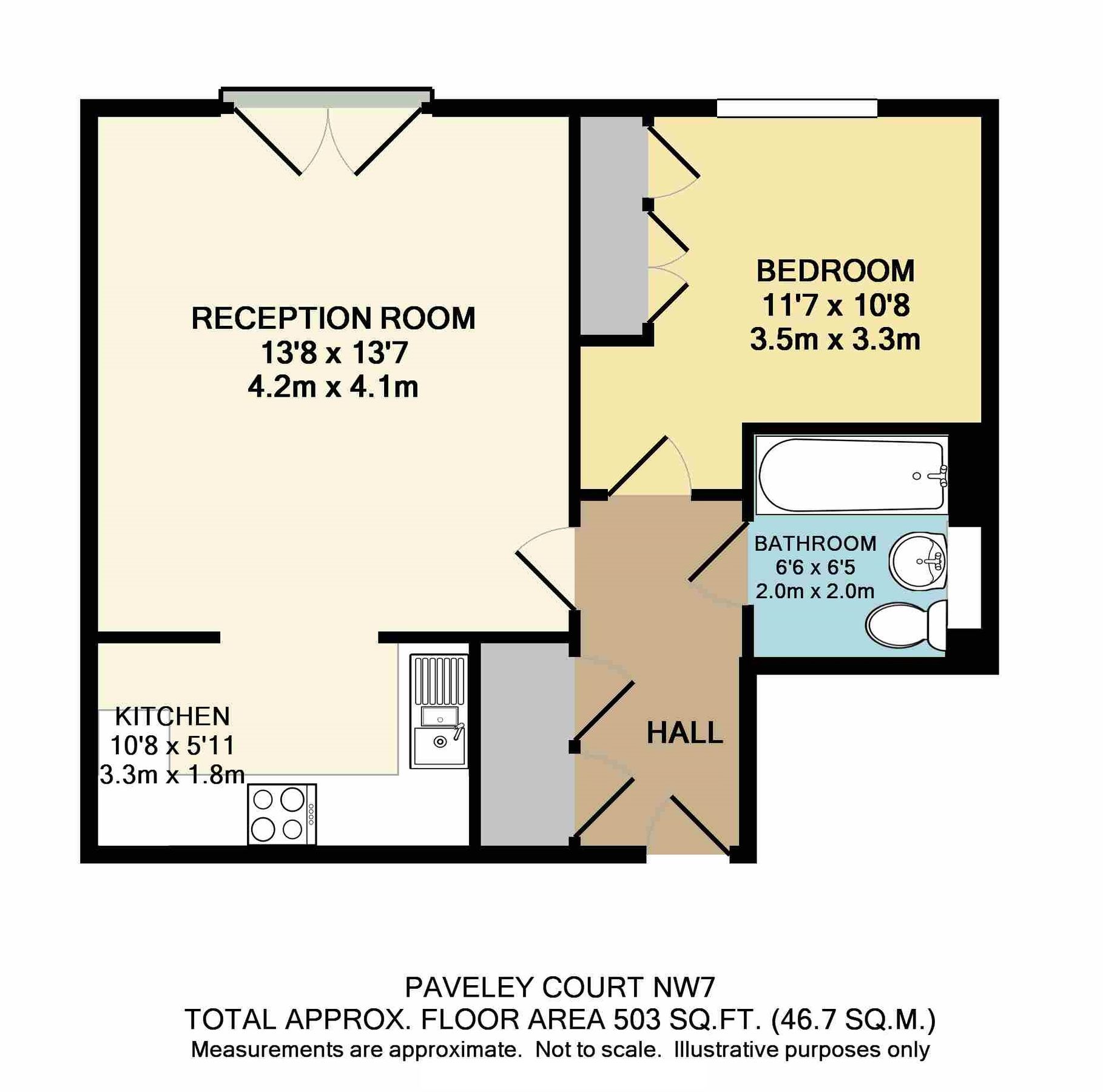 1 bed flat for sale in Langstone Way, London NW7 - Zoopla