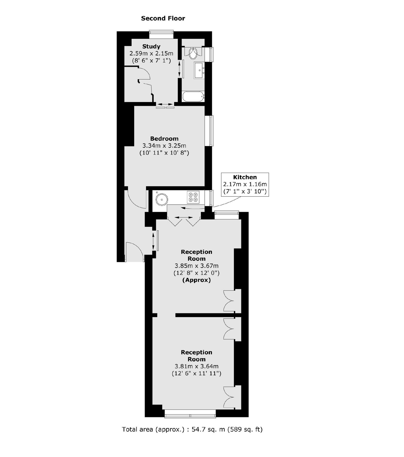 1 bed flat for sale in Sulgrave Road, London W6 - Zoopla