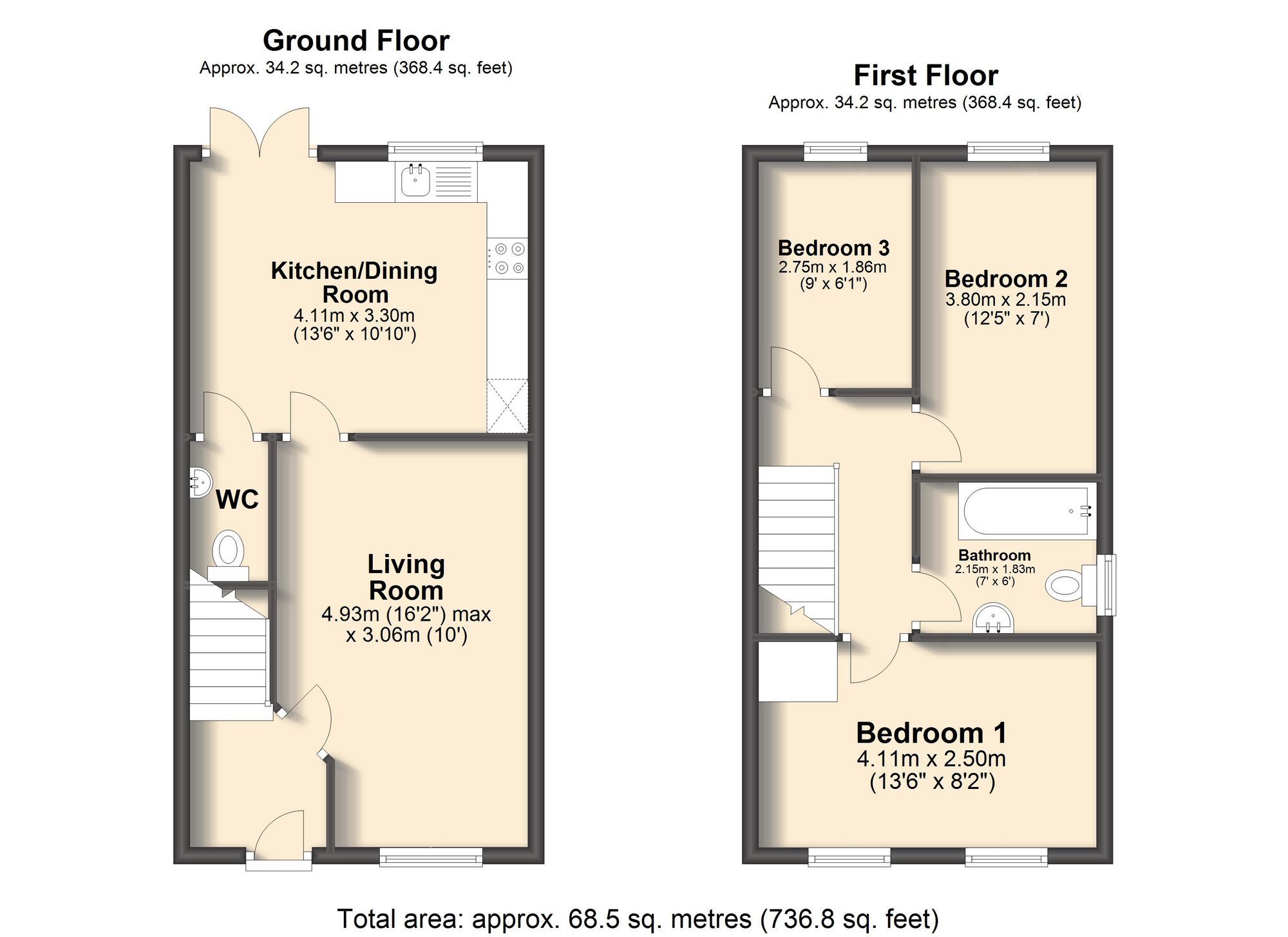3 bed semi-detached house for sale in Masefield Way, Holmewood S42 - Zoopla