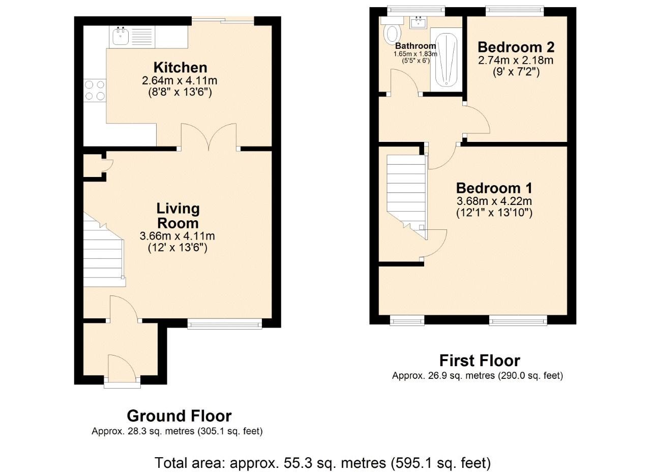2 bed semi-detached house for sale in Templeton Close, Westhoughton ...