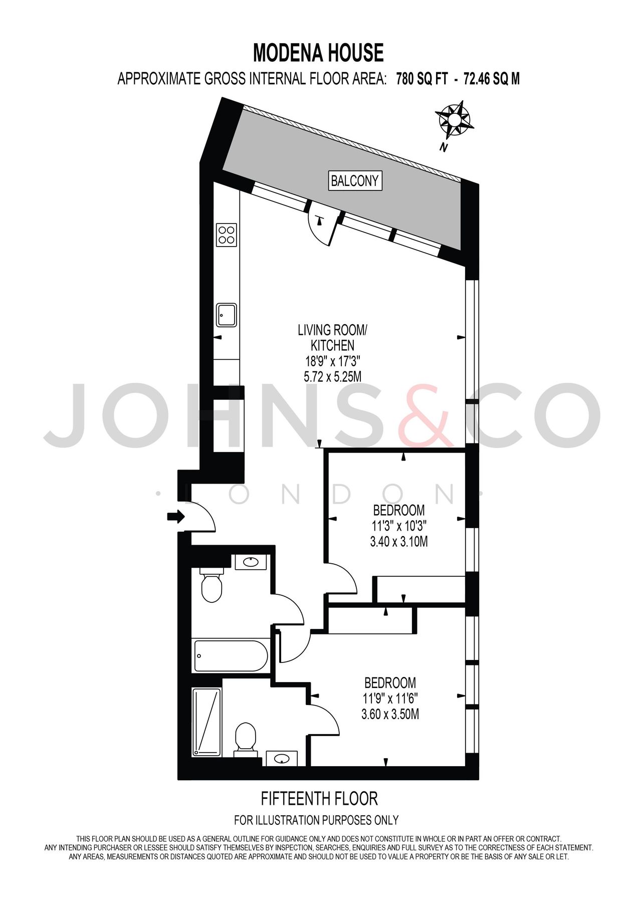 2 bed flat to rent in Modena House, London City Island, London E14 - Zoopla