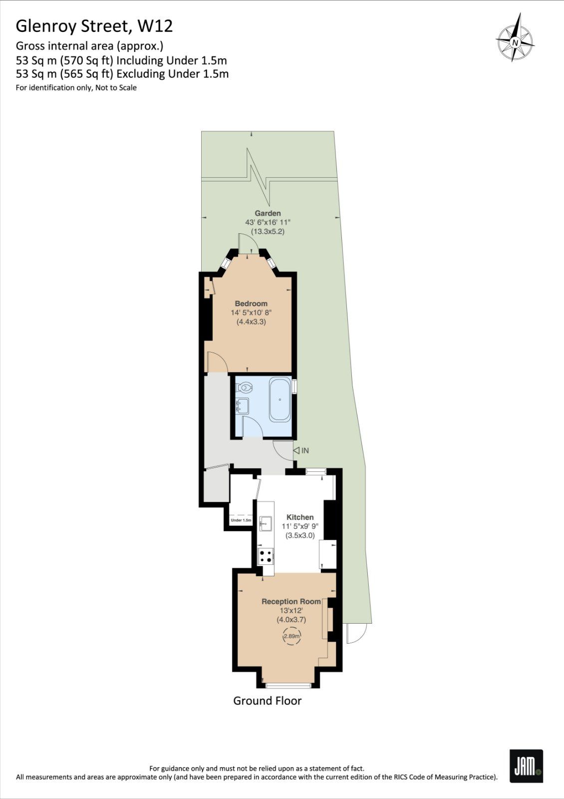 1 bed flat for sale in Glenroy Street, London W12 - Zoopla