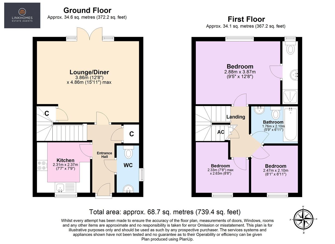 3 bed semi-detached house for sale in Stanley Green Road, Poole BH15 ...